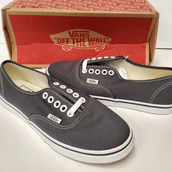 Vans | Shoes | Vans Authentic Lo Pro Sneaker Shoes Pewtertrue White ...